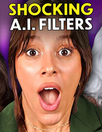 Watch Girls And Guys React To A.I Camera Filters - Bold Glamour, Old ...