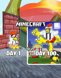 Watch I Survived 100 Days at Clucky's in Minecraft! | Free TV Shows ...
