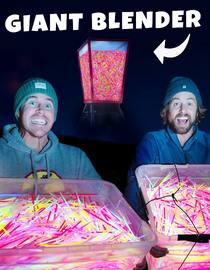 Watch 10,000 Glow Sticks Vs. World's Largest Blender! | Free TV Shows ...